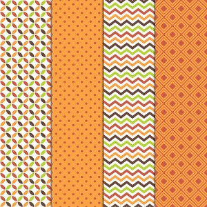 Earth Colors Patterns, 20 Digital Papers (12“x12“), Bohemian Colors ...