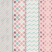 Pink Mint & Rose Gold Patterns 20 Digital Papers 12x12 - Etsy