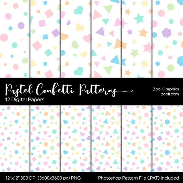 Pastel Confetti - Etsy