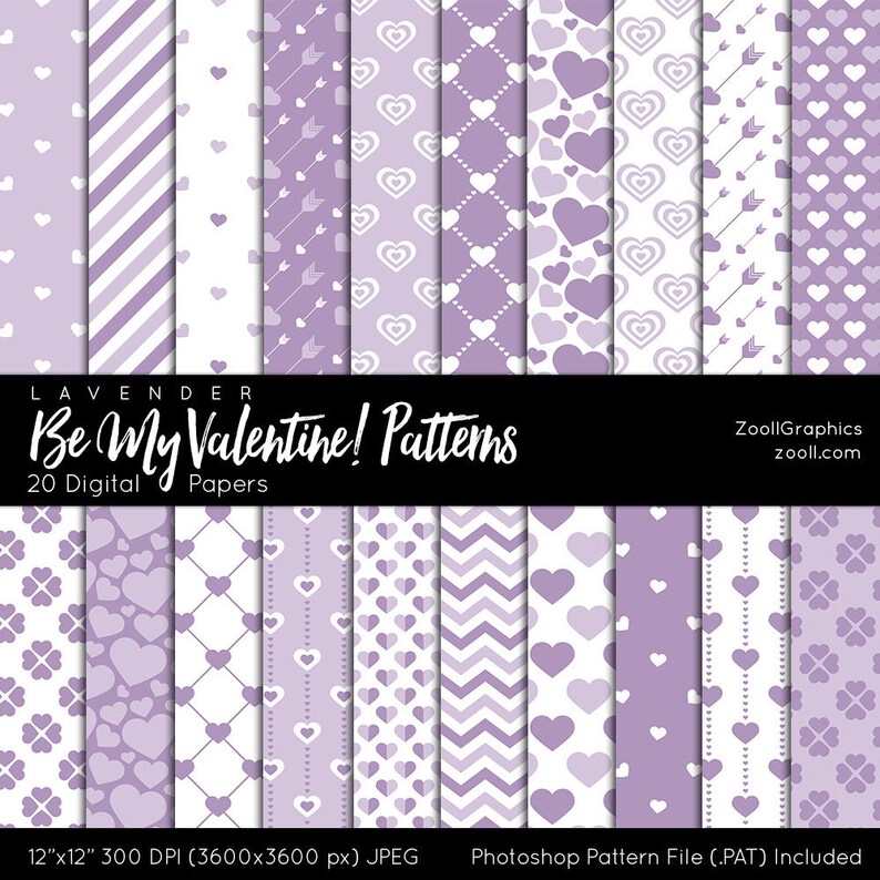 Be My Valentine BUNDLE Over 150 Digital Papers - Etsy
