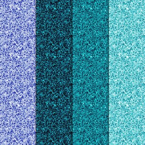 Glitter Texture Digital Papers – Pink, Purple, Blue & Turquoise, 12 ...