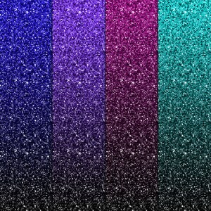 Black Ombre Glitter Digital Papers, Colorful Papers, Gradient Glitter ...