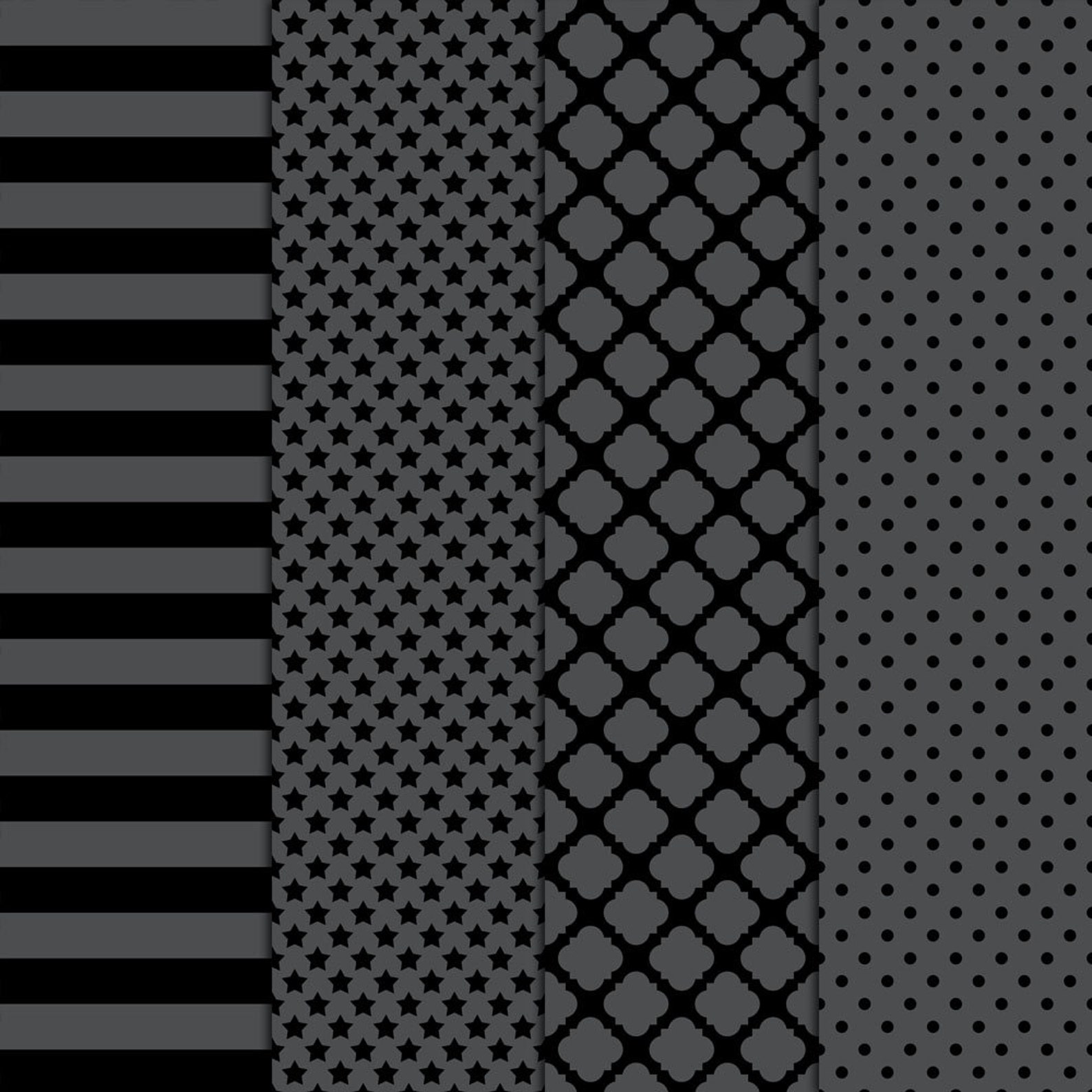 Black and Gray Patterns Geometric Background 20 Digital - Etsy
