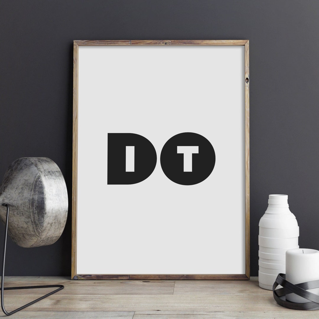 Do It Print, Motivational Poster, Inspirational Quote Printable Wall ...