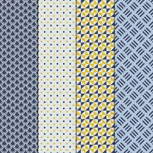 Rainy Day Geometric Patterns, 20 Digital Papers 12“x12“, Photoshop ...