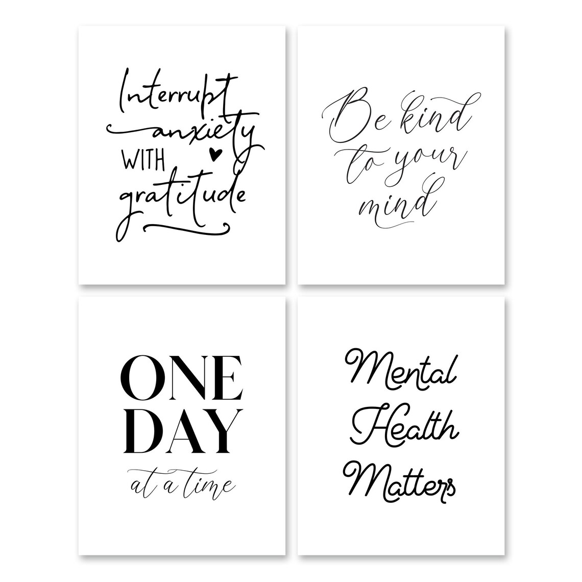 Digital Prints BUNDLE 16 Posters Mental Health Printable - Etsy