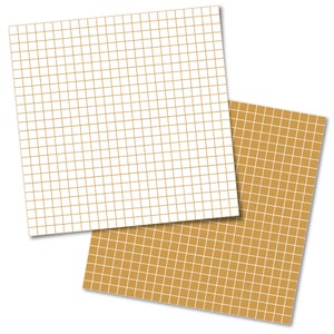 Grid Patterns, 20 Digital Papers 12“x12“, PAT File, Retro Colors ...