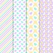 Easter Patterns, 20 Digital Papers 12x12, Easter Eggs, Bunnies, Baby ...