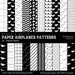 Black and White Digital Papers BUNDLE, Over 100 Digital Papers 12“x12 ...