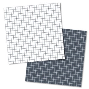 Grid Patterns, 20 Digital Papers 12“x12“, PAT File, Retro Colors ...