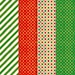 Red, Green & Gold Patterns, 20 Digital Papers 12x12, Christmas Papers ...