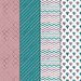 Purple Teal & Silver Patterns 20 Digital Papers 12x12 - Etsy