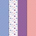 Stars Dots & Stripes Patterns 20 Digital Papers 12x12 - Etsy