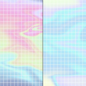 Holographic Grid Digital Papers, 10 Digital Papers 12x12, Iridescent ...