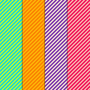 Vibrant Summer Colors Patterns, Neon Paper, 20 Digital Papers 12x12 ...
