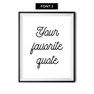 Custom Quote Print, Quote Digital Poster, Personalized Text, Custom ...
