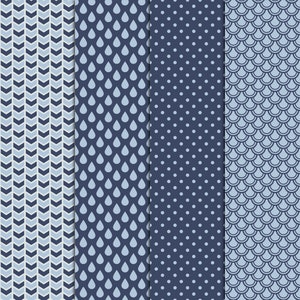 Rainy Day Geometric Patterns, 20 Digital Papers 12“x12“, Photoshop ...