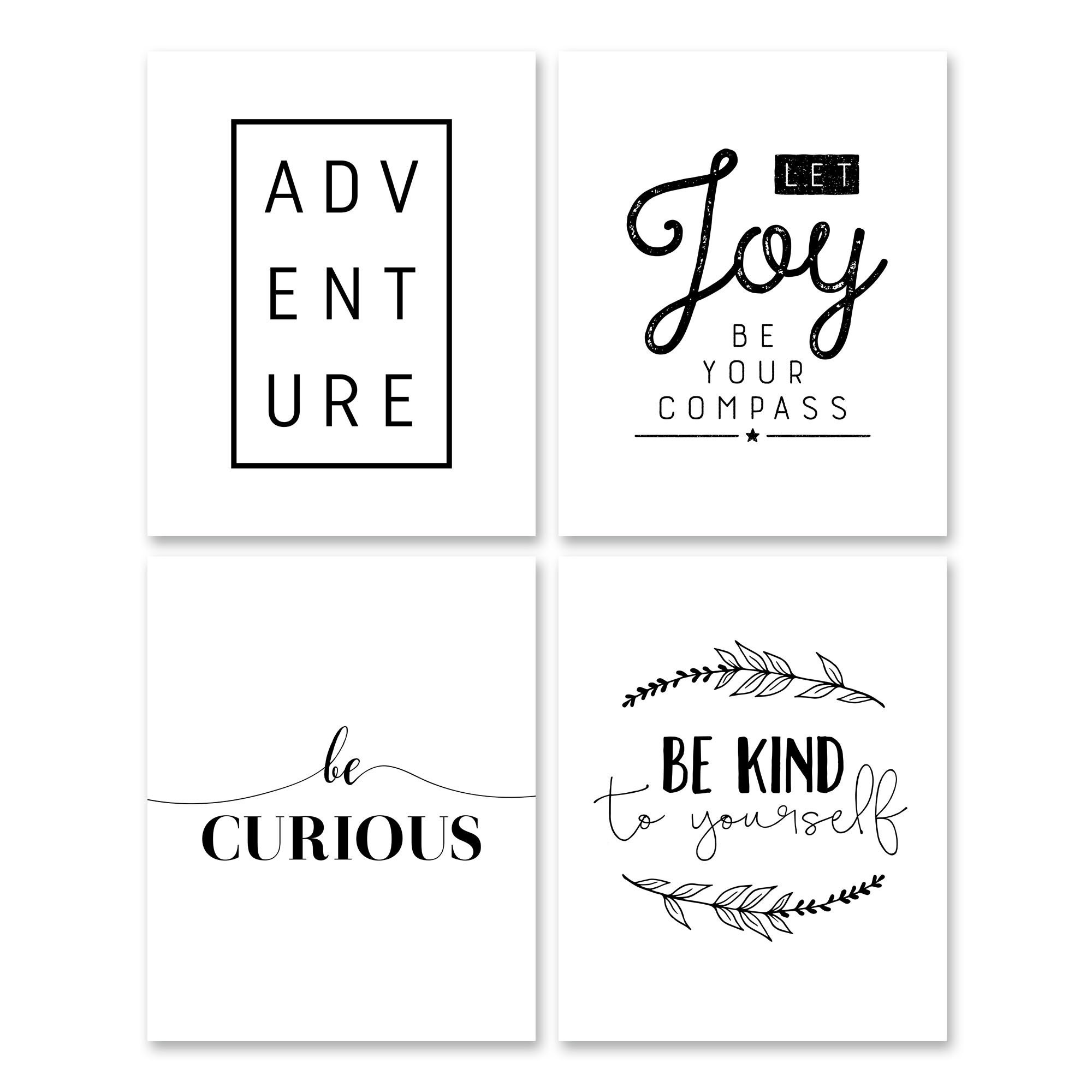 Digital Prints BUNDLE 16 Posters Printable Quotes Wall Art | Etsy