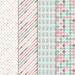 Pink, Mint & Rose Gold Patterns, 20 Digital Papers 12“x12“, Photoshop ...