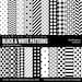 80's Black & White Patterns 12 Digital Papers 12x12 - Etsy