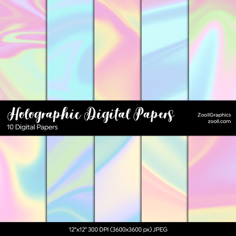 Pastel Digital Papers BUNDLE, Over 120 Digital Papers, 12“x12“, Pastel ...