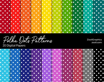 Paisley Patterns, 20 Digital Papers 12x12, PAT File Included, Rainbow ...