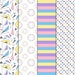 Modern Pastel Patterns, 12 Digital Papers 12x12, Photoshop Pattern File ...