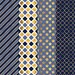 Blue & Gold Patterns, 20 Digital Papers 12x12, Photoshop Pattern File ...