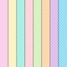 Pastel Dots and Stripes Patterns 32 Digital Papers 12x12 - Etsy