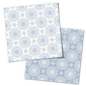 Mandala Patterns, 20 Digital Papers 12“x12“, PAT File, Retro Colors ...