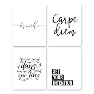Digital Prints BUNDLE, 16 Posters, Printable Quotes Wall Art ...