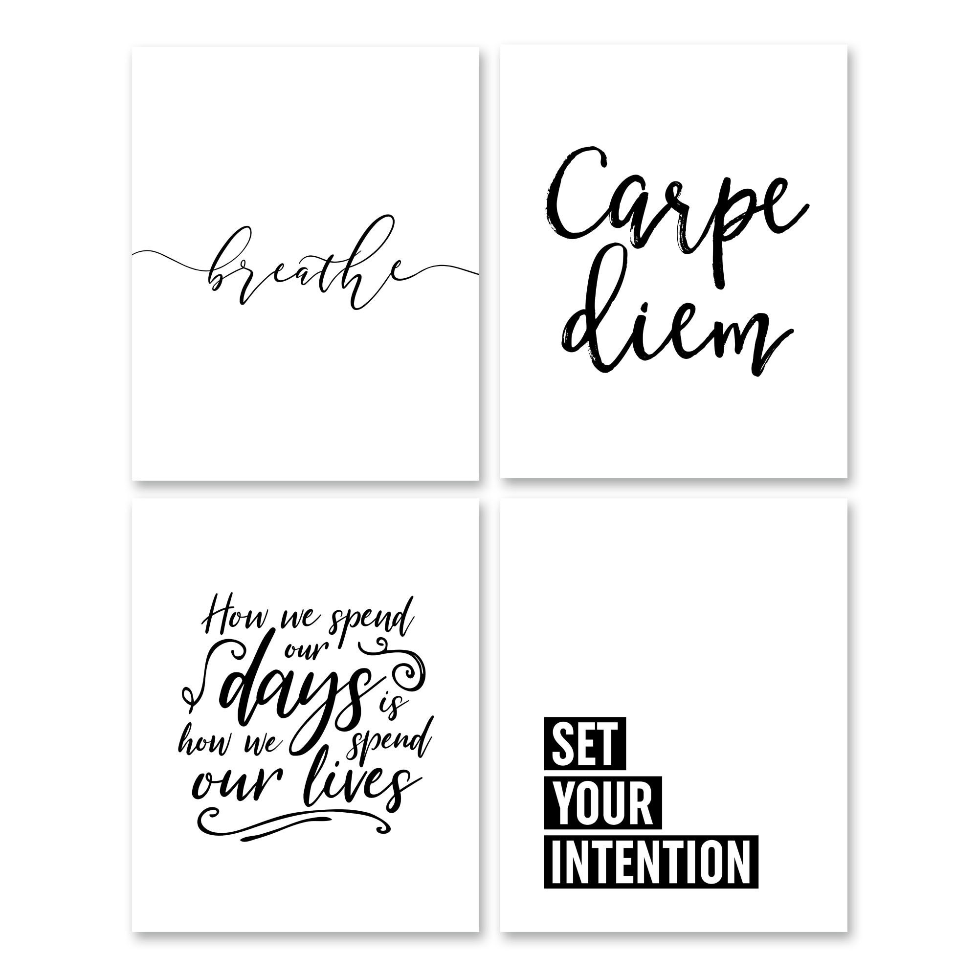 Digital Prints BUNDLE 16 Posters Printable Quotes Wall Art | Etsy