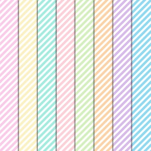 Pastel Dots and Stripes Patterns, 32 Digital Papers 12x12, Seamless ...