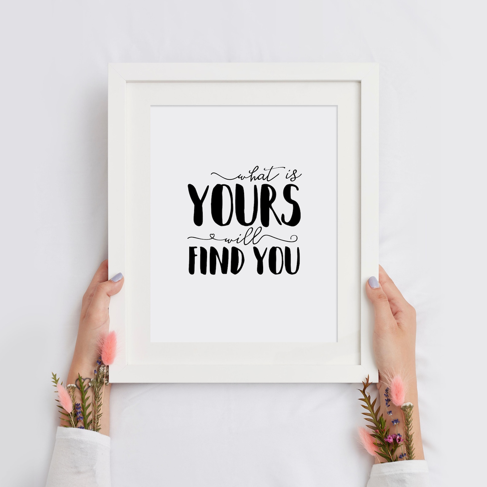 What is Yours Will Find You Printable Wall Art Bedroom | Etsy