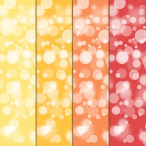 Rainbow Bokeh Digital Papers, Colorful Bokeh, Sparkling Lights ...