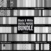 Black and White Digital Papers BUNDLE, Over 100 Digital Papers 12“x12 ...