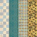 Teal and Gold Patterns 20 Digital Papers 12x12 PAT File - Etsy