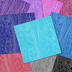 Wood Texture Digital Papers, 20 Digital Papers 12“x12“, Tree Rings ...