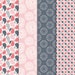 Pink and Gray/grey Patterns Digital Paper 20 Digital Papers - Etsy