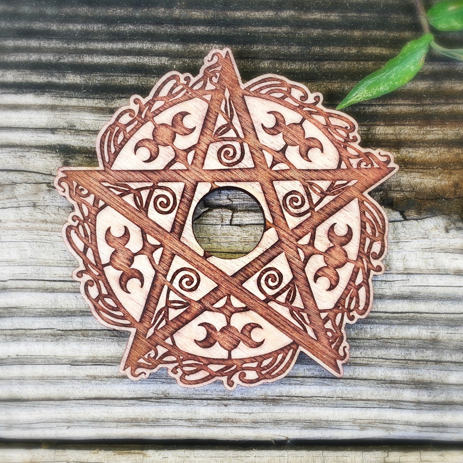 Pentagram Mandala Sphere Stands Triple Moon Sphere Stands - Etsy