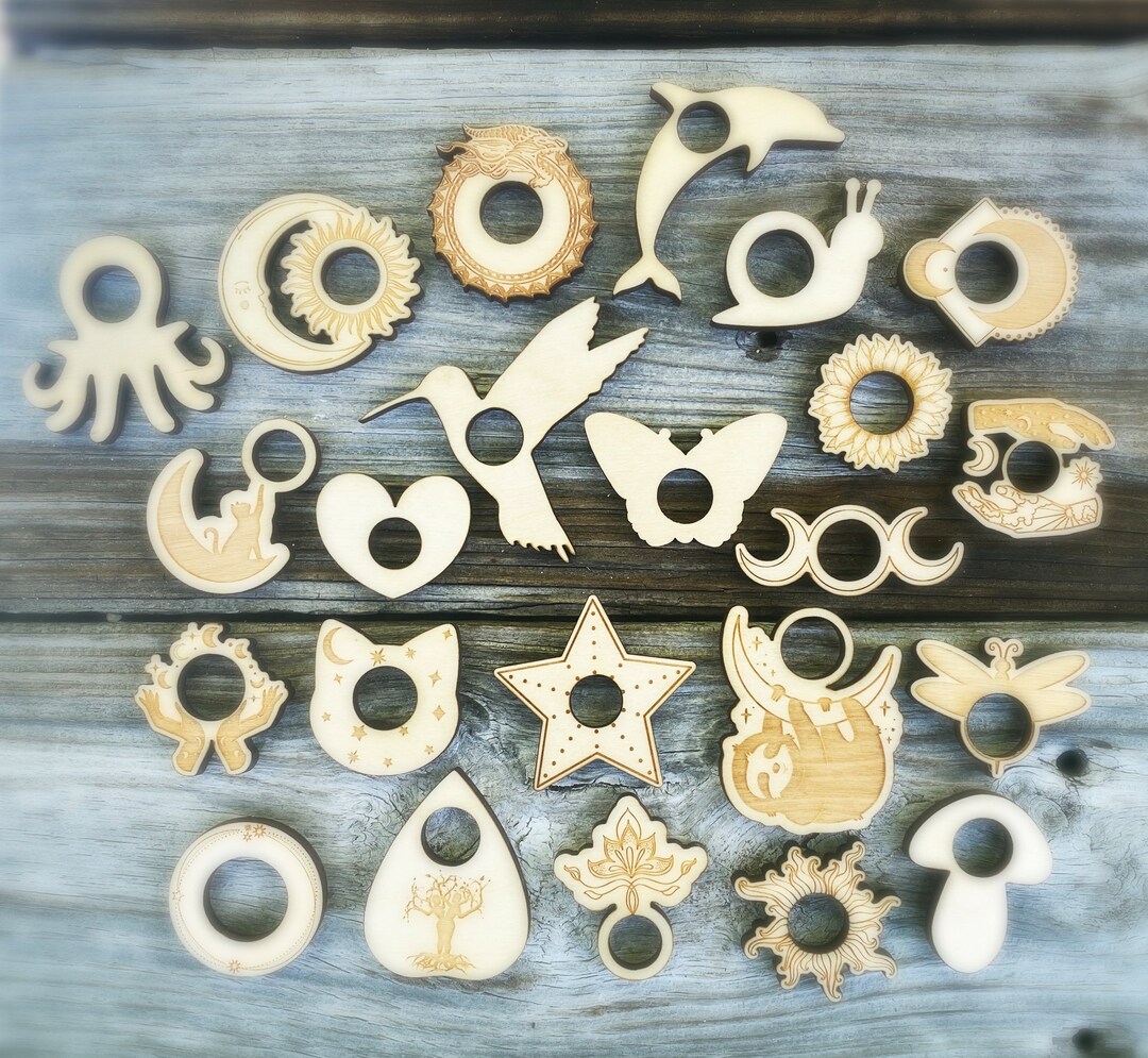 Mini Sphere Stands Sampler Lot, Sphere Stands, Wood Sphere Holder, Wood ...