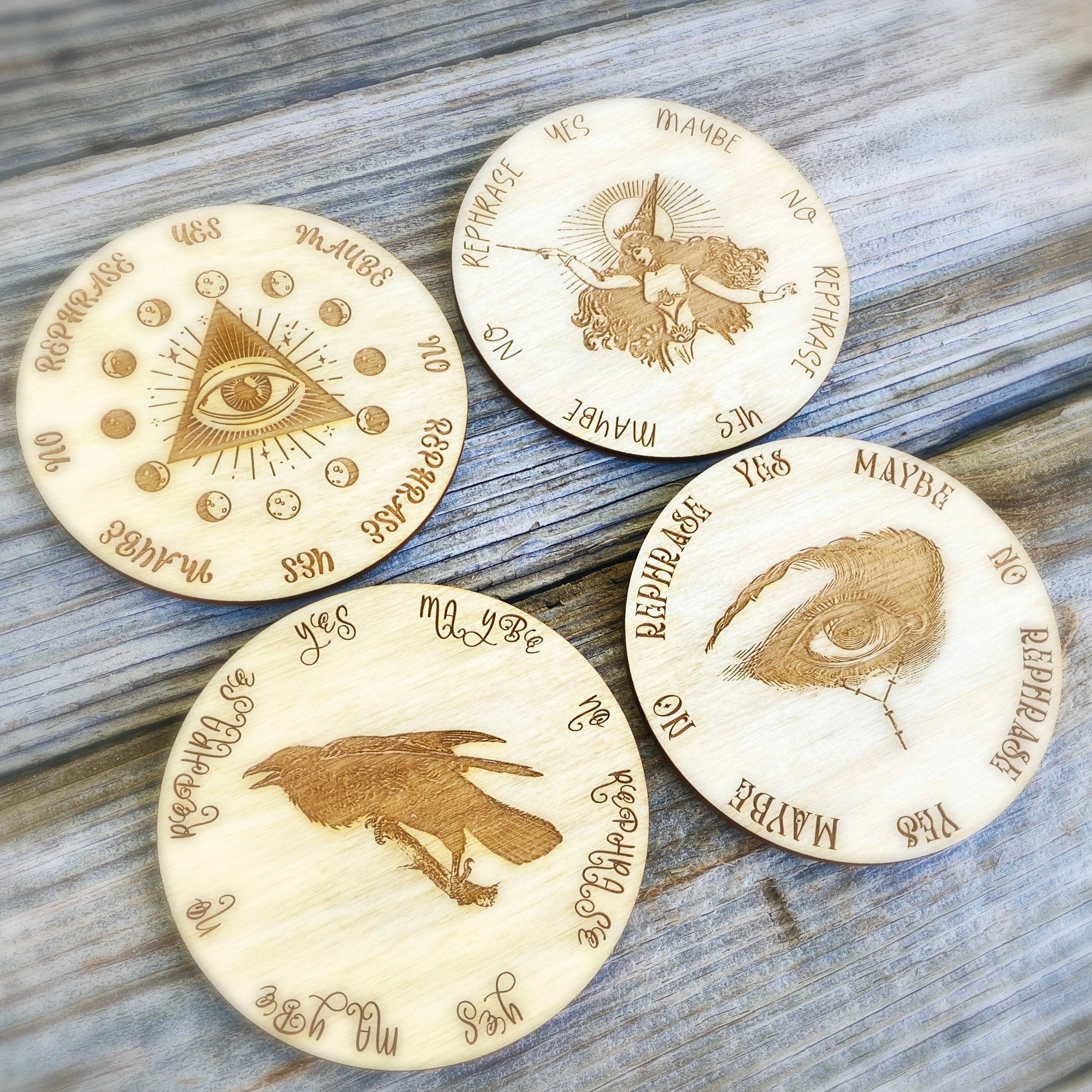 Pendulum Boards Laser Engraved Pendulum Board Altar - Etsy