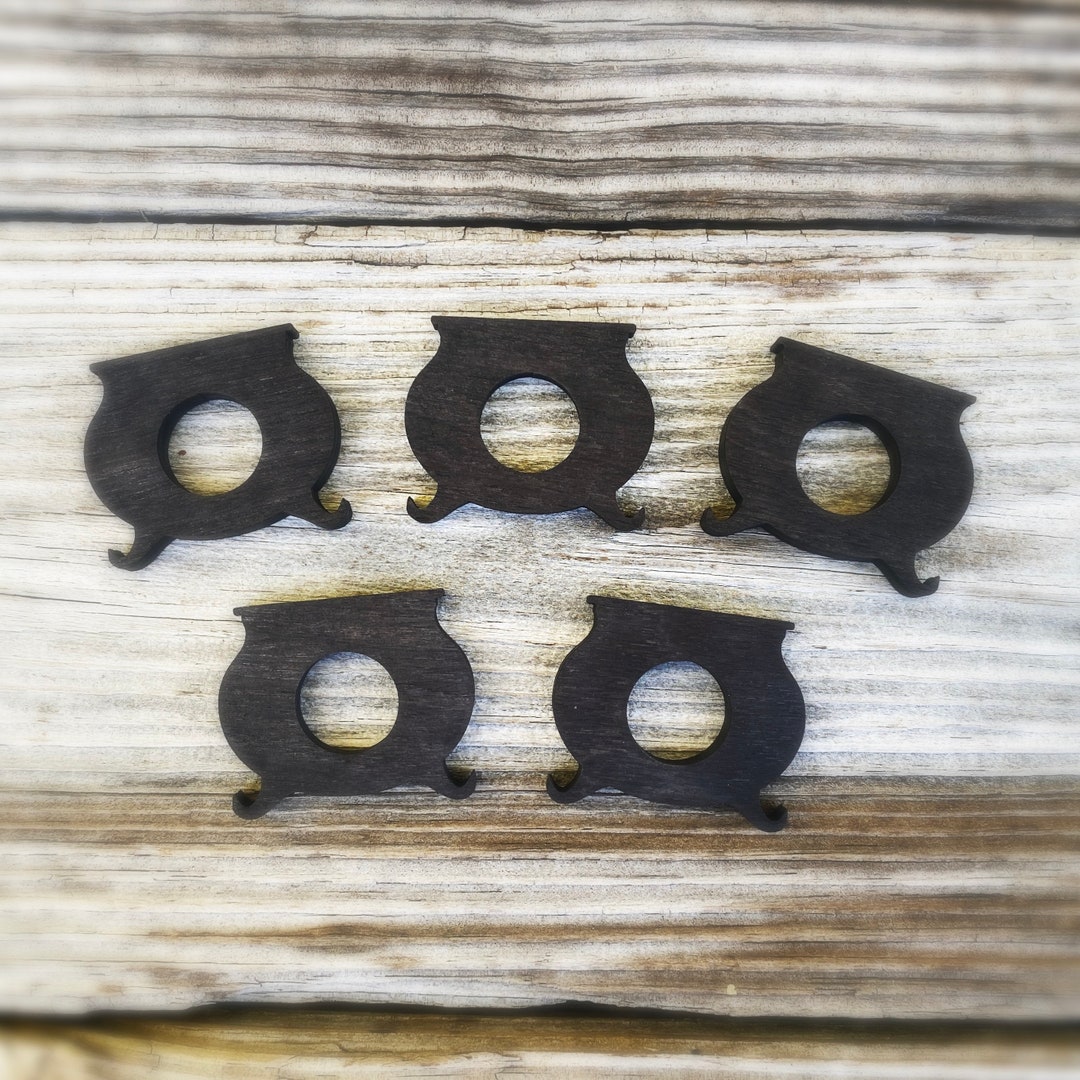 Mini Cauldron Sphere Stands, Halloween Sphere Stands, Sphere Holder ...