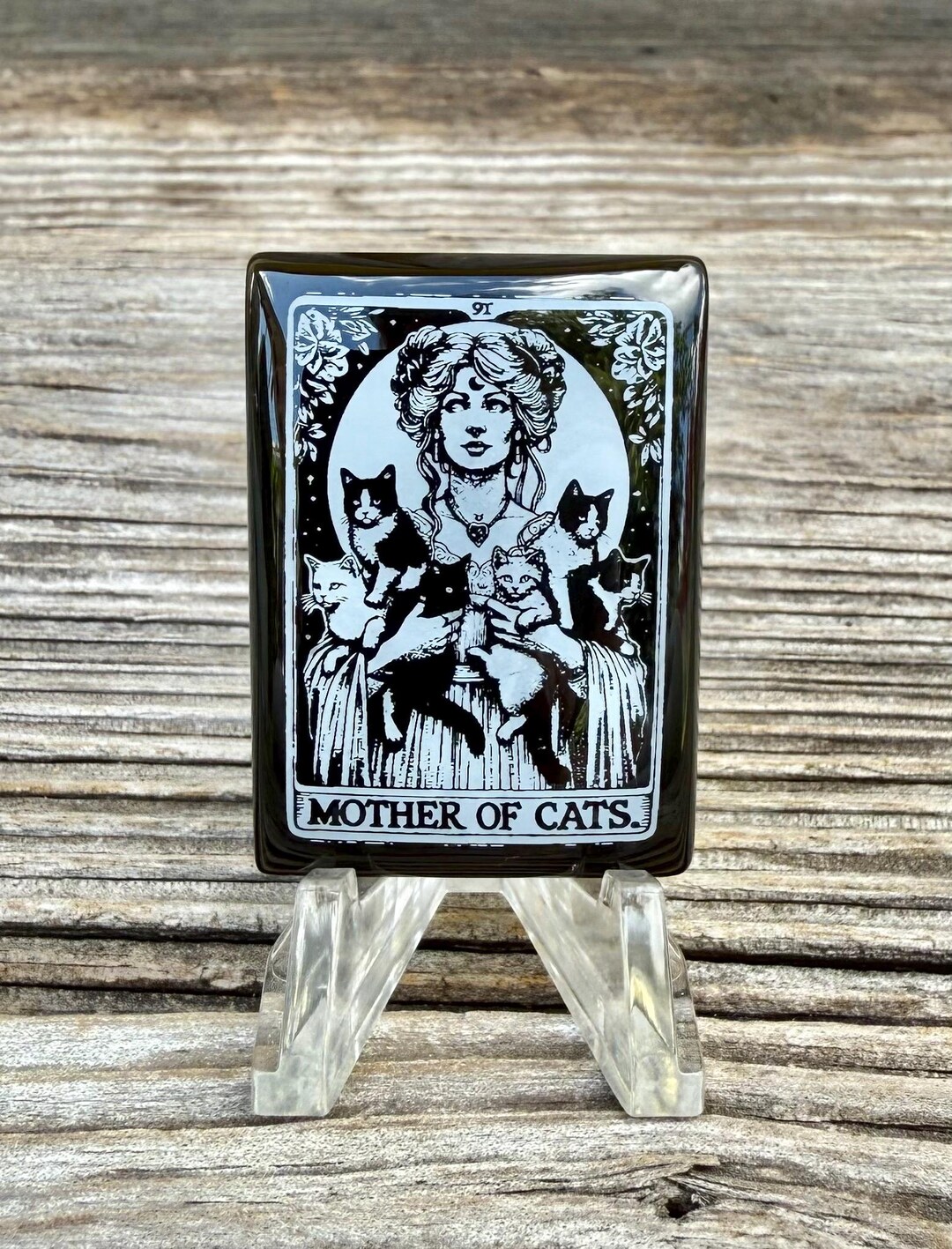 Cabochon for Jewelry and Wire Wrapping, Cat Cabochon, Cat Jewelry, Onyx ...