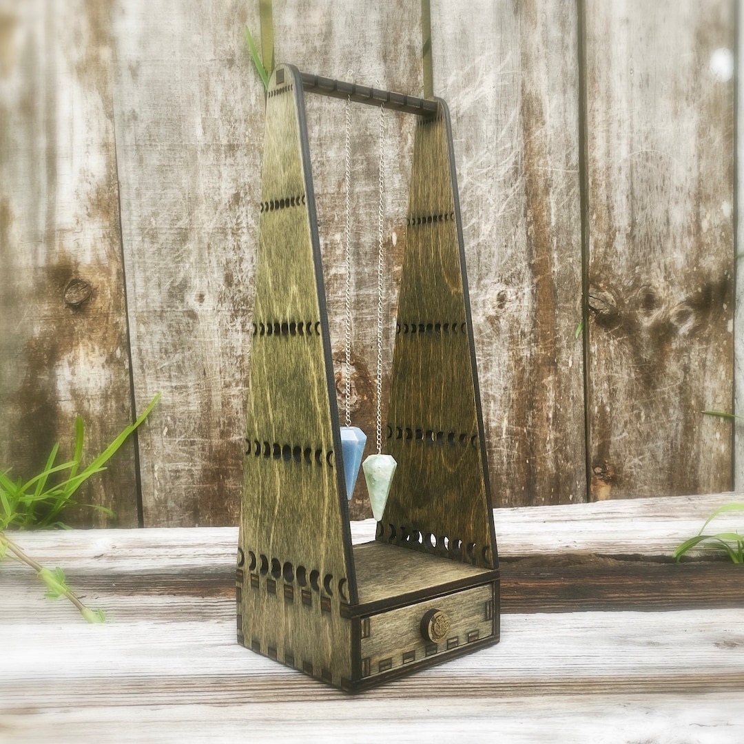 Pendulum Stand, Pendulum Display, Pendulum Holder, Moon Phases Stand ...