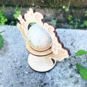 Large Celestial Moon Sphere Stands, Moon Sphere Holder Display Stand ...