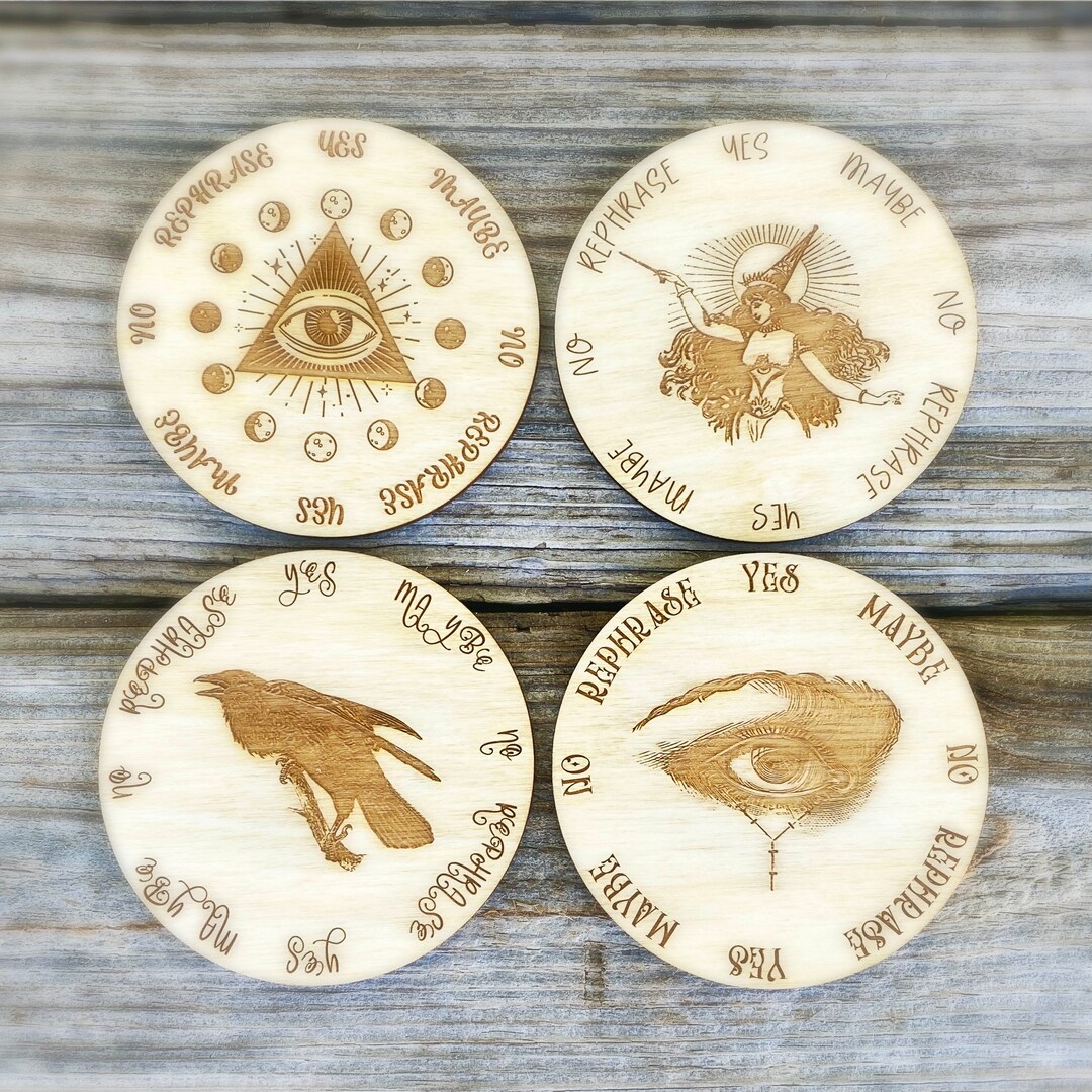 Pendulum Boards, Laser Engraved Pendulum Board, Altar Decoration ...