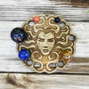 Medusa Multi Sphere Stands, Multi Sphere Stand, Birch Wood Sphere ...