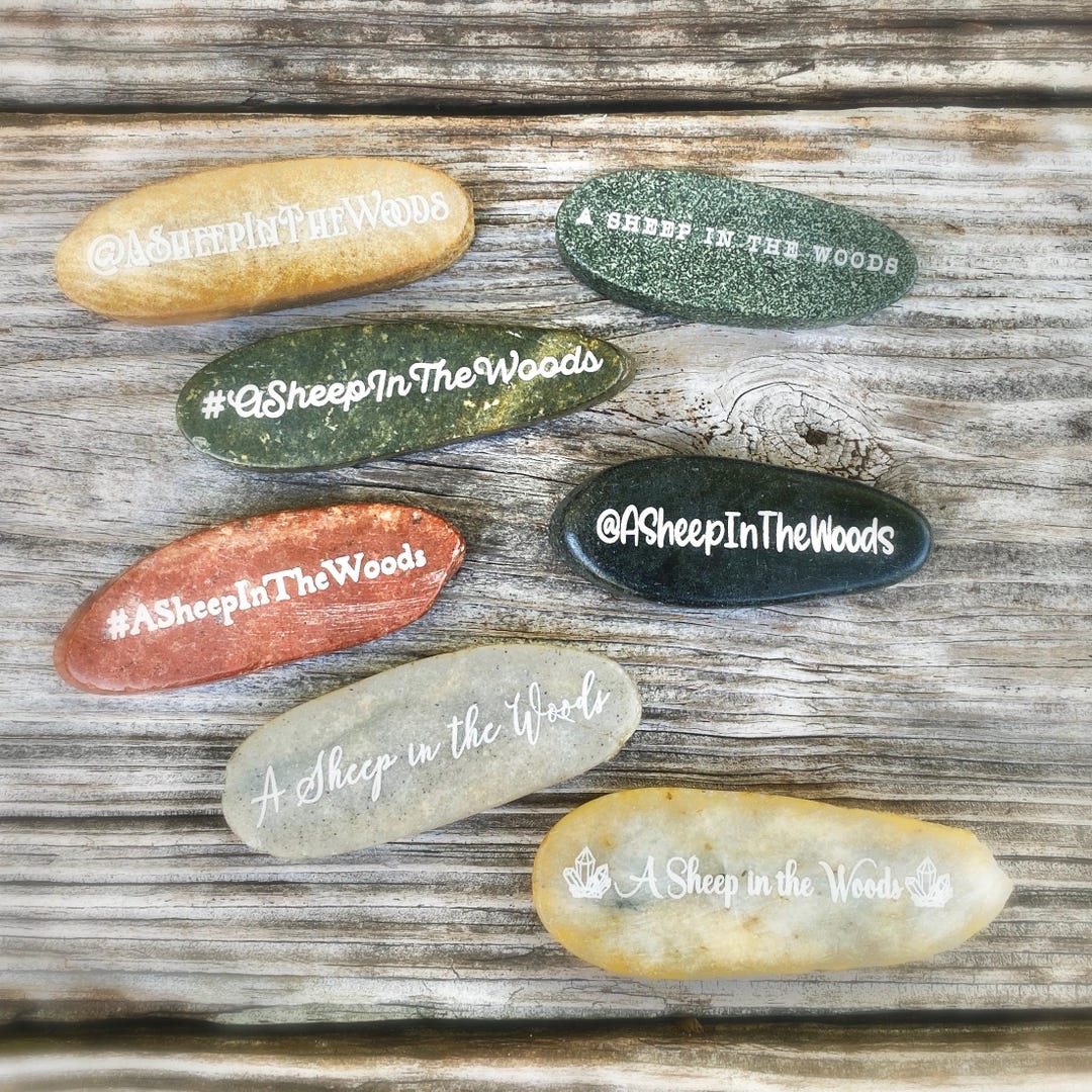 Custom Stone Name, Physical Watermark, Business Watermark, Engraved ...