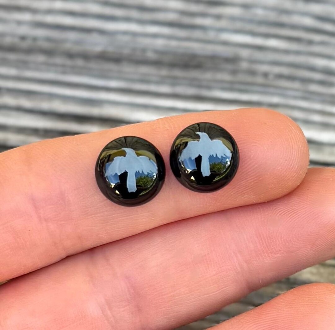 Cabochon for Jewelry and Wire Wrapping, Onyx Cabochon, Raven Cabochon ...